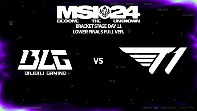 [BLG vs T1] 결승진출전 전체보기 / 2024 MSI 브래킷 스테이지 | SOOP VOD