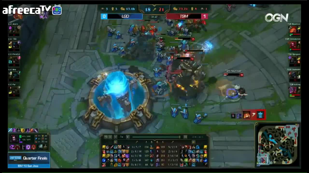 롤 IEM 생중계 중계 LGD:TSM | SOOP VOD