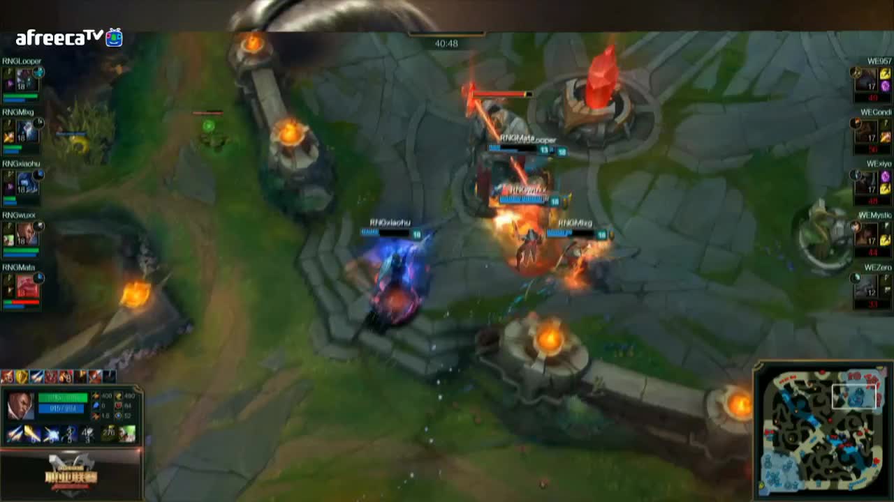 LPL PO RNG:WE 루퍼,마타,인섹,미스틱,제로 | 아프리카TV VOD