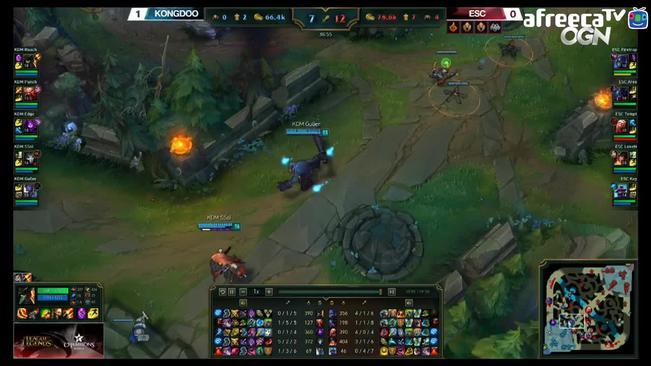 [생]2017 롤챔스 코리아 스프링 승자전 ESC:콩두 | SOOP VOD