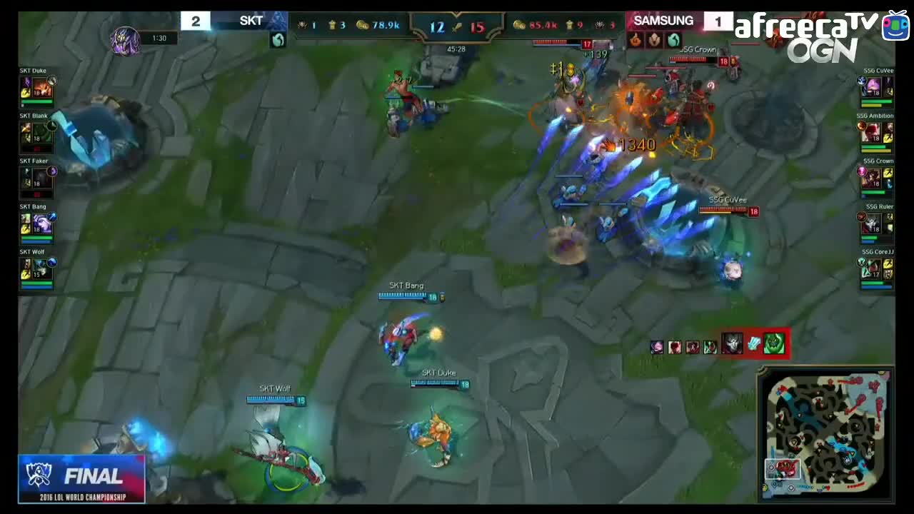 [생] 롤드컵 결승 SKT vs 삼성 | SOOP VOD