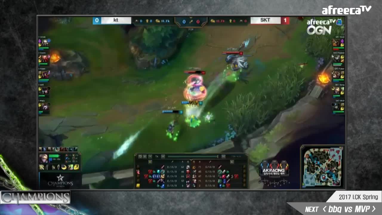 [생][SKT vs 진에어] 2017 LCK 스프링 | SOOP VOD