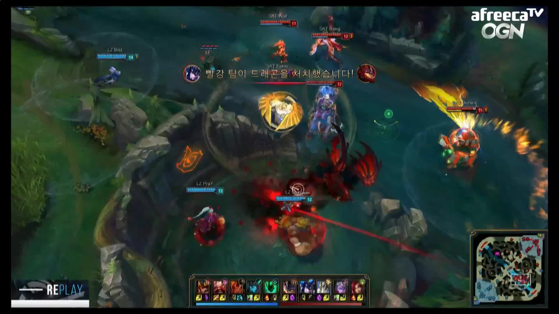 [롱주 vs SKT] 2017 LCK 서머 스플릿 | SOOP VOD