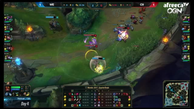 [WE vs C9] 2017 LoL 월드 챔피언십 8강 | SOOP VOD