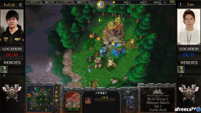 [생]워3 AWL 2017 S2 16강 C조 | SOOP VOD