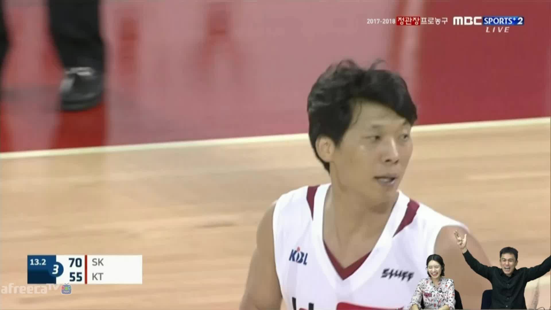 [생] [석주일의프리드로우]sk vs kt 꽃선미랑농구보자 | SOOP VOD