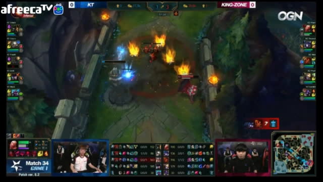 [생]전프로 레니아 롤챔스 KZ킹존vsKT LOL 롤 | SOOP VOD
