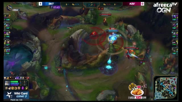 [생][SKT vs KSV] 2018 LCK Spring Split WILD CARD | SOOP VOD