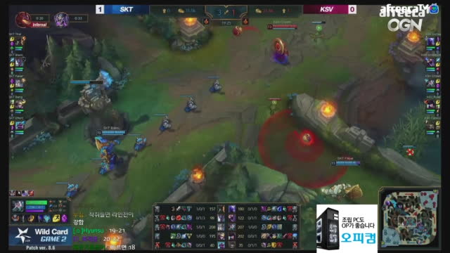 [생]BJ흔한의 롤챔스LCK 포스트시즌 SKT:KSV 1:1 최종전 lol롤 | SOOP VOD