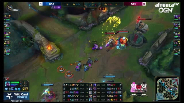 [생][SKT vs KSV] 2018 LCK Spring Split WILD CARD | SOOP VOD