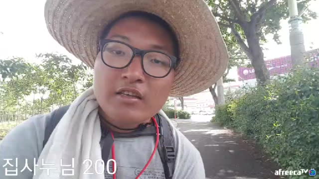 자연인소프트 서울에서 부산까지 걸어가기 18일차 현재 양산 먹방소통신입남캠 Soop Vod