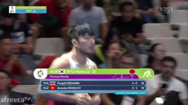 [생]]♥삐님♥레슬링 류한수 /자카르타-팔렘방 아시안게임 ag /아시안게임/목소리중계 | 아프리카TV VOD