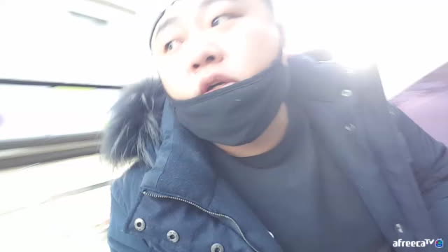 최강한파속 cu편의점 전메뉴 10만원치 길거리테이블먹방 | SOOP VOD