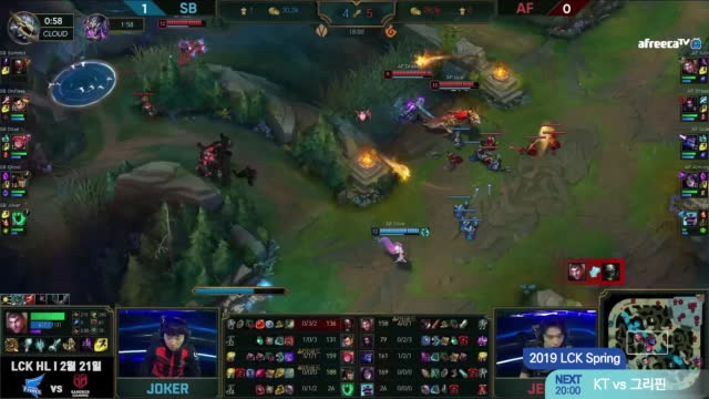 [생][KT vs 그리핀] 2019 LCK 스프링 | SOOP VOD