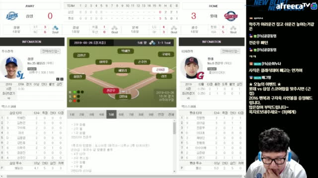 생 삼성편파불방맹이 삼성롯데 이번엔 진또배기다 선발 헤일리 삼성응원방 삼성라이온즈롯데자이언츠 입중계 Soop Vod