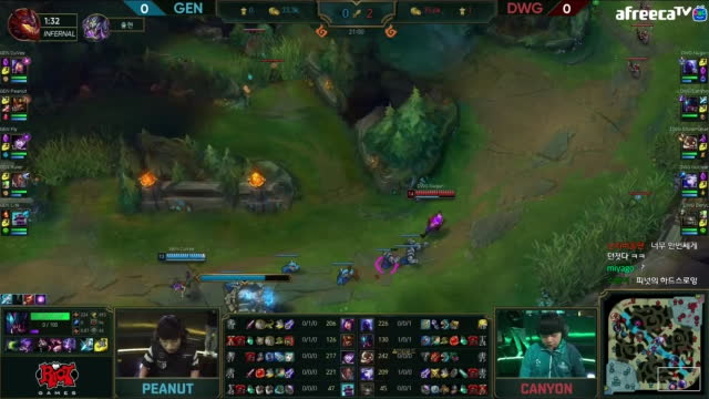 [생]]]BJ흔한의 롤챔스 젠지:담원 채팅창이 편안한 방송 롤lol | SOOP VOD