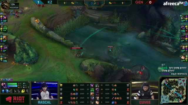 [생]]]]BJ흔한의 롤챔스 젠지:킹존 룰러라이프 VS 데프트투신 롤lol | 아프리카TV VOD