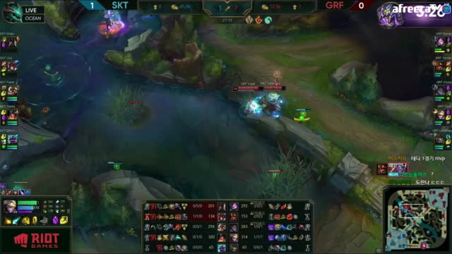 [생]]]]BJ흔한의 롤챔스 SKT:그리핀 양팀의 운명이걸린 승부 롤lol | SOOP VOD