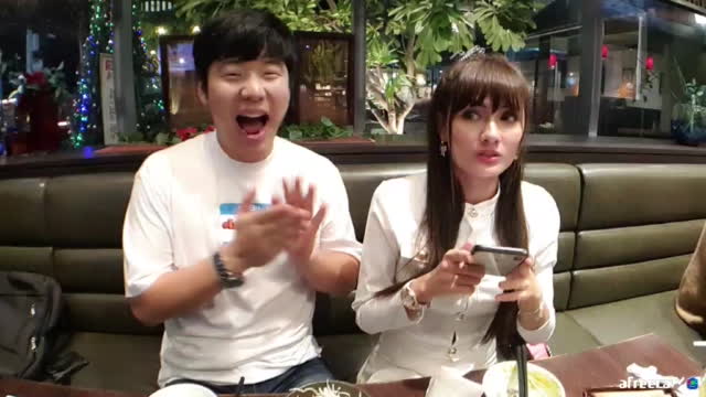 태국x국제커플 태국여자에게 비싼밥을 사달라고하면 반응은 먹방 0두산 강남홍대베트남일본x여행축구 아프리카tv Vod