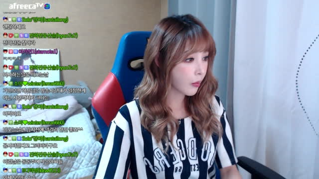 [생]신입 여캠 레이싱 모델 진하진 ♥ Soop Vod