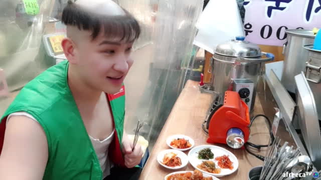 병렬루 재래시장 가정식백반6000원 점심먹방 병렬회멤버모집중 신입남캠여캠스타강남야킹먹방이기광엄삼용롤