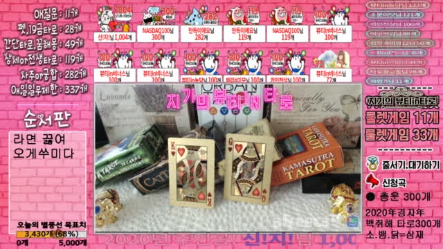 생 ♥돌아왔~ㅋㅋ♥라디오 타로♥채팅 타로♥재회운♥연애운♥속마음♥펫타로♥궁합♥사주♥꿈해몽♥12시간의 노방종ㅋㅋㅋㅋㅋ