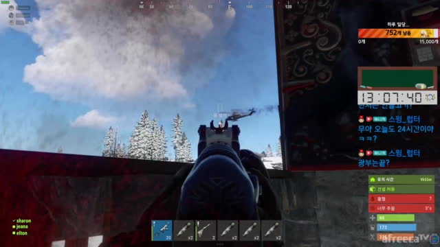 생 게임폐인 스윙 미션 풍년이다~ 부엉이x임샤크 러스트 스팀 생존약탈게임 Rust 아프리카tv Vod