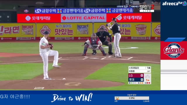 롯데편파 G자이언츠 Vs엘지 전승 가능하제 롯데야~ 롯데자이언츠 화이팅 Soop Vod