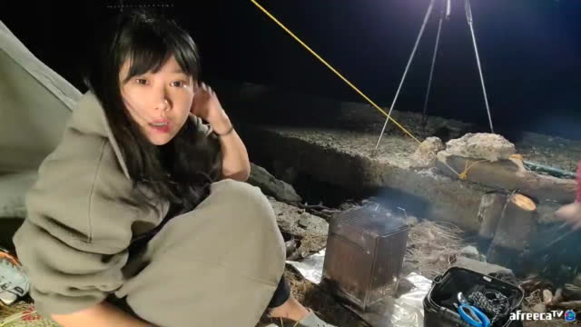 낚시한 문어×성대구이 먹방쿡방 섬생존 3일차 노방종 야루미×칵퉤미니 여행낚시캠핑여캠 아프리카tv Vod