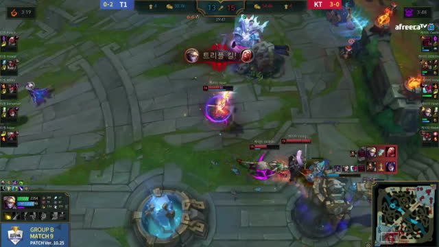 [클립][KT vs T1] LoL 케스파컵 B조 Day2 | SOOP VOD