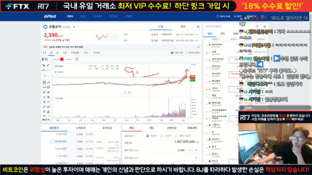 [클립]RT7 BJ존버 숨이안쉬어 죽여줘....! FTX binance 비트코인 | SOOP VOD