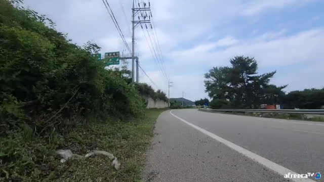17일차무모한 도전 폭염국토 오늘도 걸어간다부산고성600km 현위치삼척27km호구천형님 열혈 감사합니다♡ 아프리카
