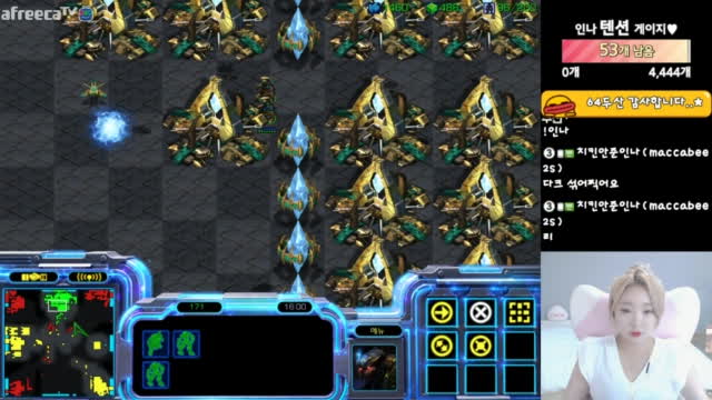 캠방♥ 인나 알밤 꼬꼬 렘레미 Vs 보라 뽀누나 나비 나나세 44 나비ck 스타여캠 459일차 게임 스타크래프트