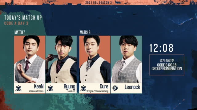 [TW] 2021 GSL Season 3: Code A Day3 | SOOP VOD