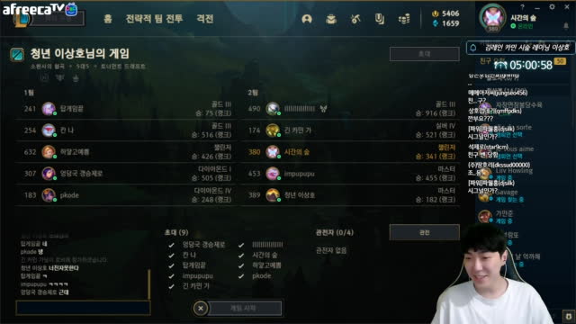 C1 시간의 숲 LUF 이상호팀 미드 2시 스크림 | SOOP VOD