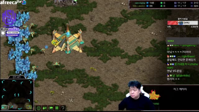 생 스타 몽군 NSU 교수 NSU 저그라인 대위기 위기를 살린다[또비니] | SOOP VOD