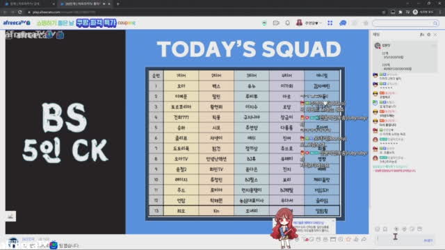 BSS 알밤민재 5인CK 우승우승기모띠!! 👩배틀그라운드 주연양 👩‍ ️‍ | SOOP VOD