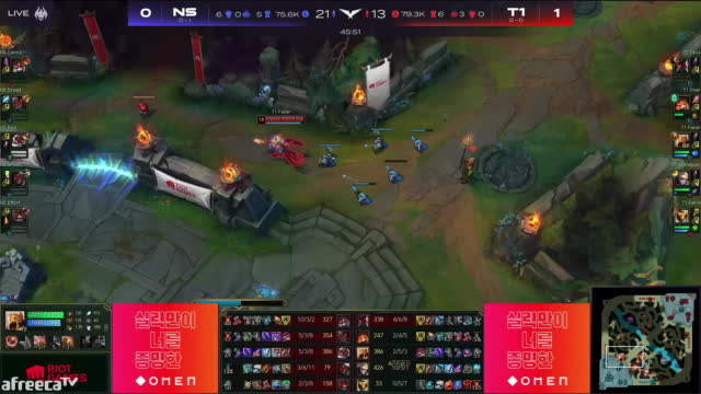 [日本語中継] LSB vs KDF - T1 vs NS ハイライト| 2022 LCK Summer | SOOP VOD