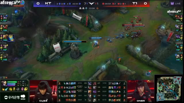 T1:KT 2022 LCK Summer 통신 더비 T1 응원 | SOOP VOD