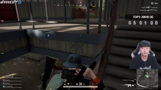 홈그라운드 경쟁전 TOP3 200개 누적 배틀그라운드 | SOOP VOD