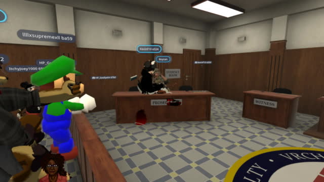 [클립]#CourtRoom #Case #law #VRchat #MetaVerse #2022 #GeorgeFloyd | SOOP VOD