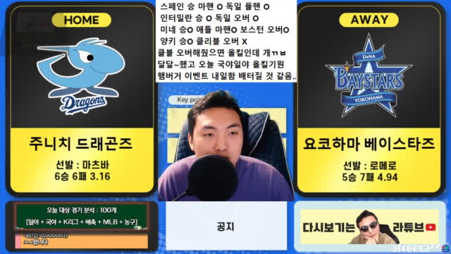 해축 농구 Mlb 개나이스 ㅅㅅ 국야 일야 맛있게 따먹으러 가즈아~ 現와이즈분석위원 라다의 스포츠분석 국내야구 일본야구 분석