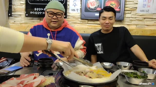 (생)차돌x관자x묵은지 삼합10인분~허미노 먹방 | SOOP VOD