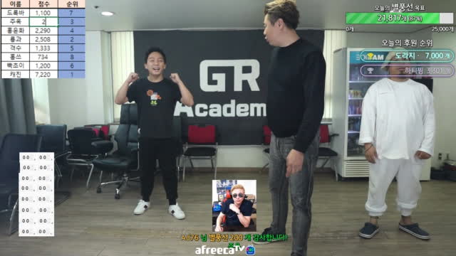 부천gra 오늘은 직급밥상과연 게스트 주옥이는 왕이될것인가 거지가될것인가 거루x드록바x홍윤화x룡과x격수x홍쓰x빡초이x캐진