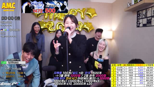 [클립][AMC]제7회 크루 서바이벌_신나라님 YB - 흰수염고래 (덕이형 모창?ㅋㅋ) | 아프리카TV VOD