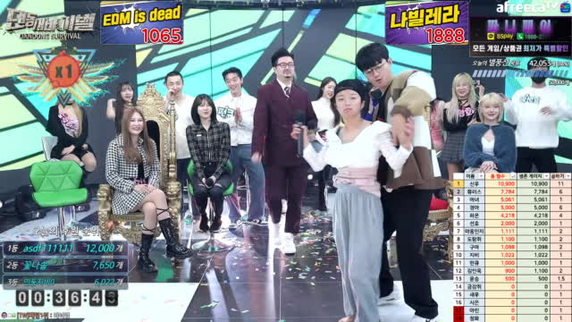 클립 댄동 서바이벌 화명동마녀 X 야옹민지 생존 게이지를 채워라 Soop Vod