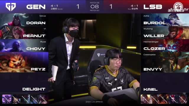 [日本語中継] KT vs KDF - GEN vs LSB | 2023 LCK Spring Split | SOOP VOD