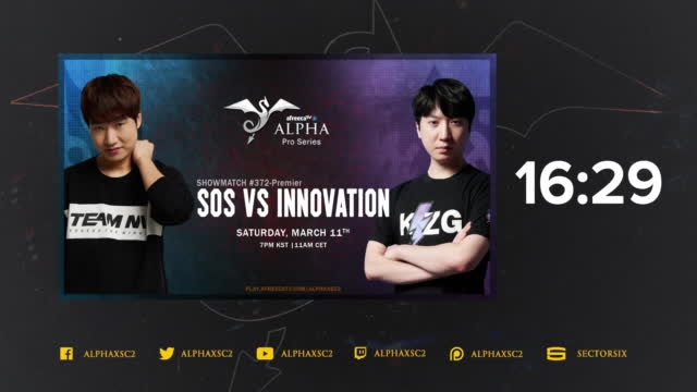 Alpha Pro Series 372 - sOs vs INnoVation | SOOP VOD