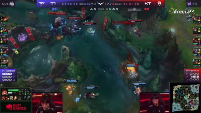 [클립][日本語中継] T1 vs KT | 2023 LCK Spring Playoff Round2 | SOOP VOD