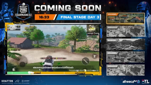 AfreecaTV PUBG M Tournament Season 1 DAY 7 | SOOP VOD